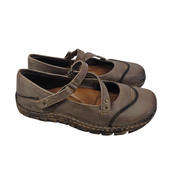 Kalso | Shoes | Kalso Earth Nexus Leather Mary Jane Shoe Brown Gray ...